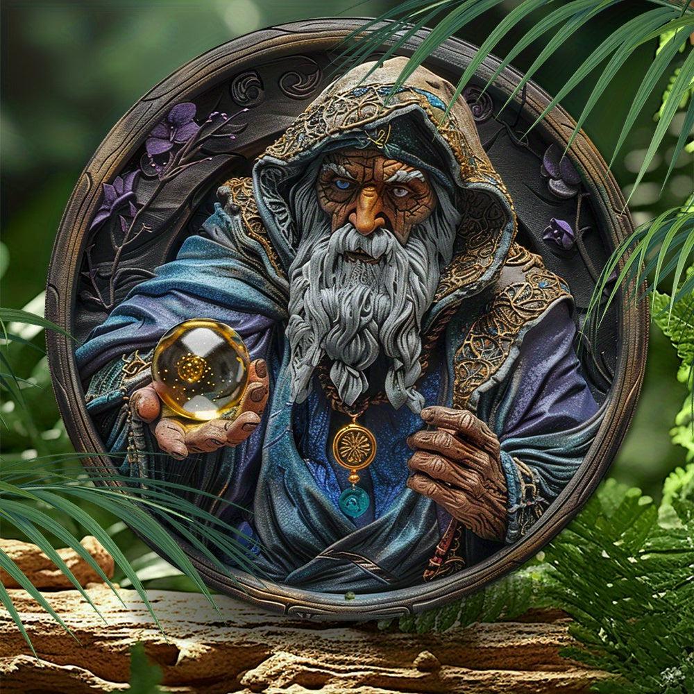 Crystal Ball Kindly Sorcerer Metal Sign – MOONCHILD LTD