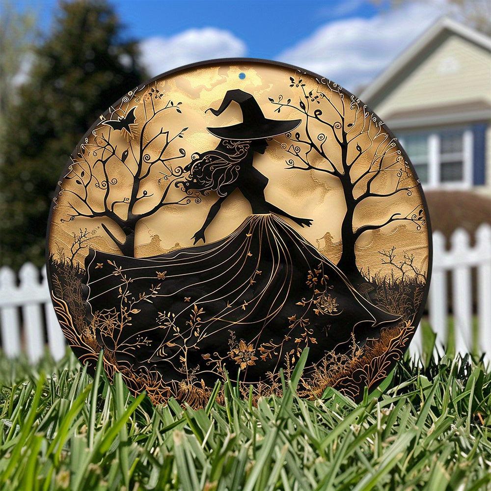 Halloween Witch Metal Sign Gothic Decor – MOONCHILD LTD
