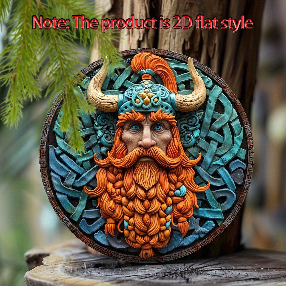 Viking Warrior Metal Tin Sign Norse Viking Metal Sign – MOONCHILD LTD